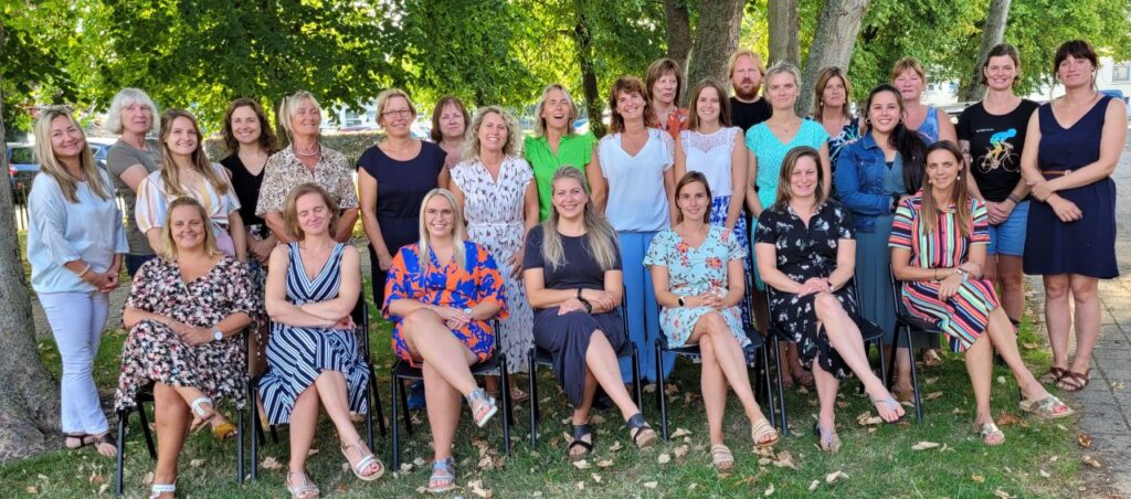 De vier directeurs, Lindly Van Reck, Birgit Laporte, Shirley Adam ...