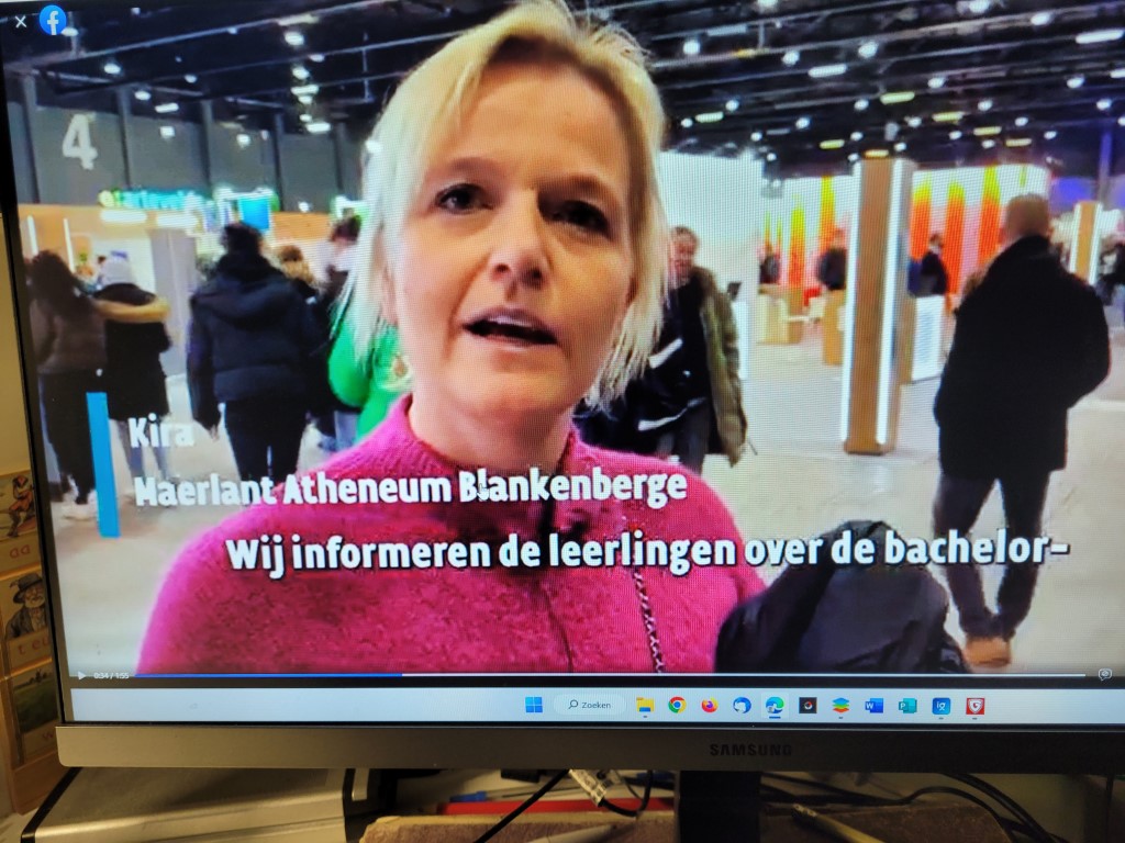 Kira Museeuw, lerares Ned./Duits legt in een filmpje van ONDERWIJS ...