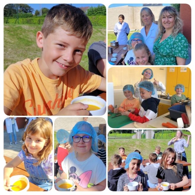 De leerlingen 2de lj. d’Oefenschool (juf Inge Wille) leerden over fruit ...