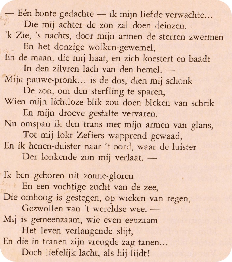 Nazomerse dageraad 18 september. Iris, godin, godendochter, vertelster ...