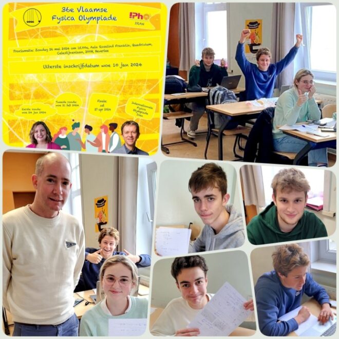 Vijf leerlingen van het Maerlant-ath. namen deel aan de eerste ronde ...