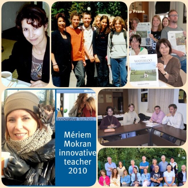 Mériem Mokran, lerares Frans in het Maerlant-ath., trad 25 j. geleden ...